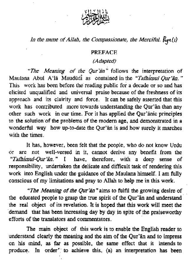 Tafhim ul Quran | Moulana Maududi | English [PDF] | PDF