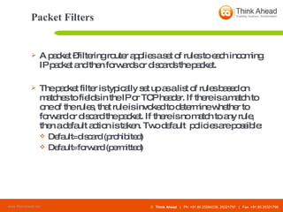 Firewall | PPT | Computing | Technology & Computing