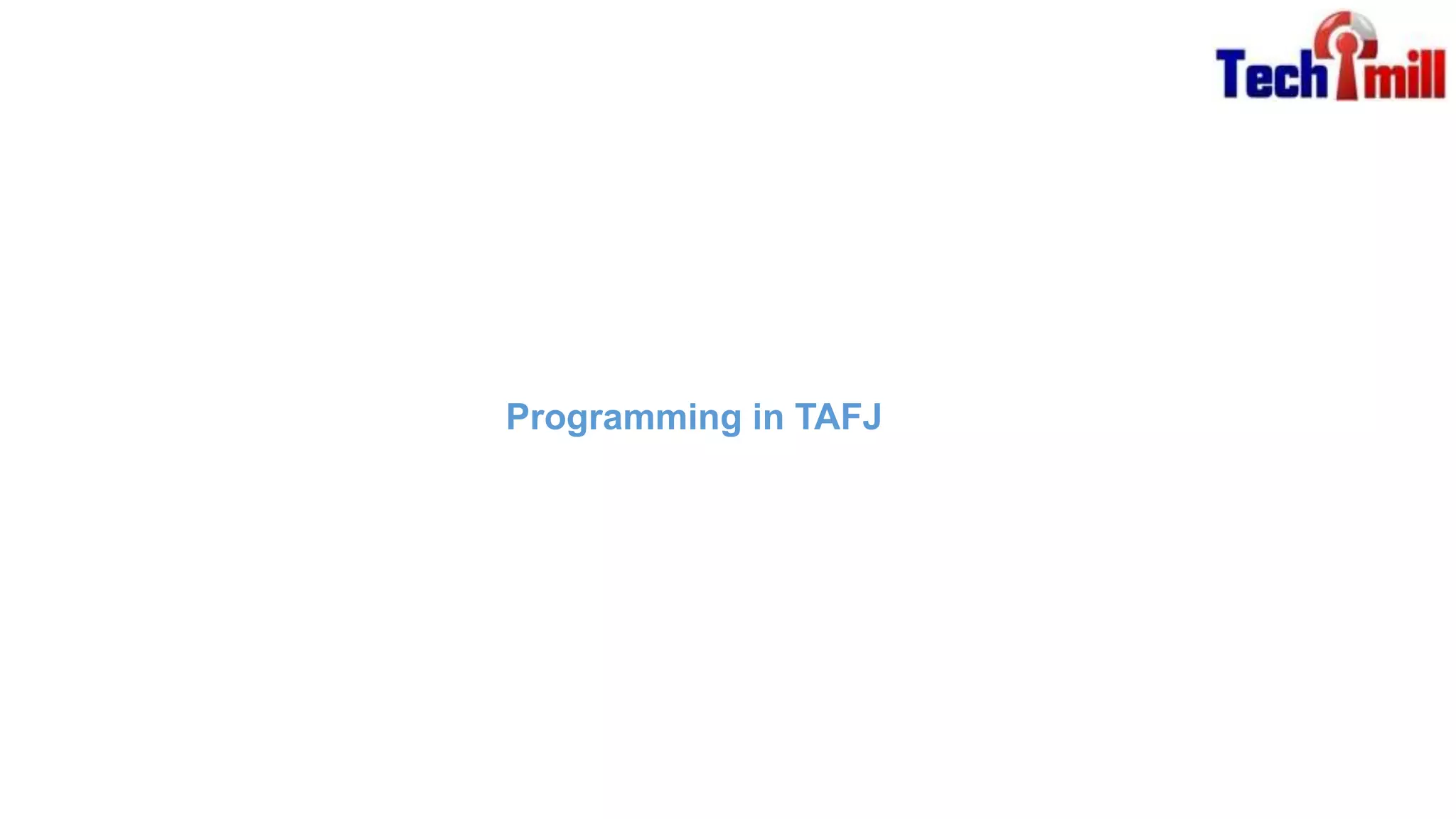 TAFJ | PPTX | Programming Languages | Computing