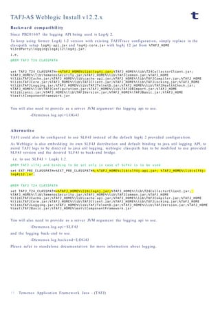 TAFJ-AS WebLogicInstall.pdfDDDDDDDDDDDDDDDDDDDDDDDDDDD | PDF