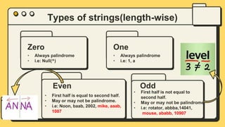 What is Palindrome in Compiler Design and Tafl | PPT