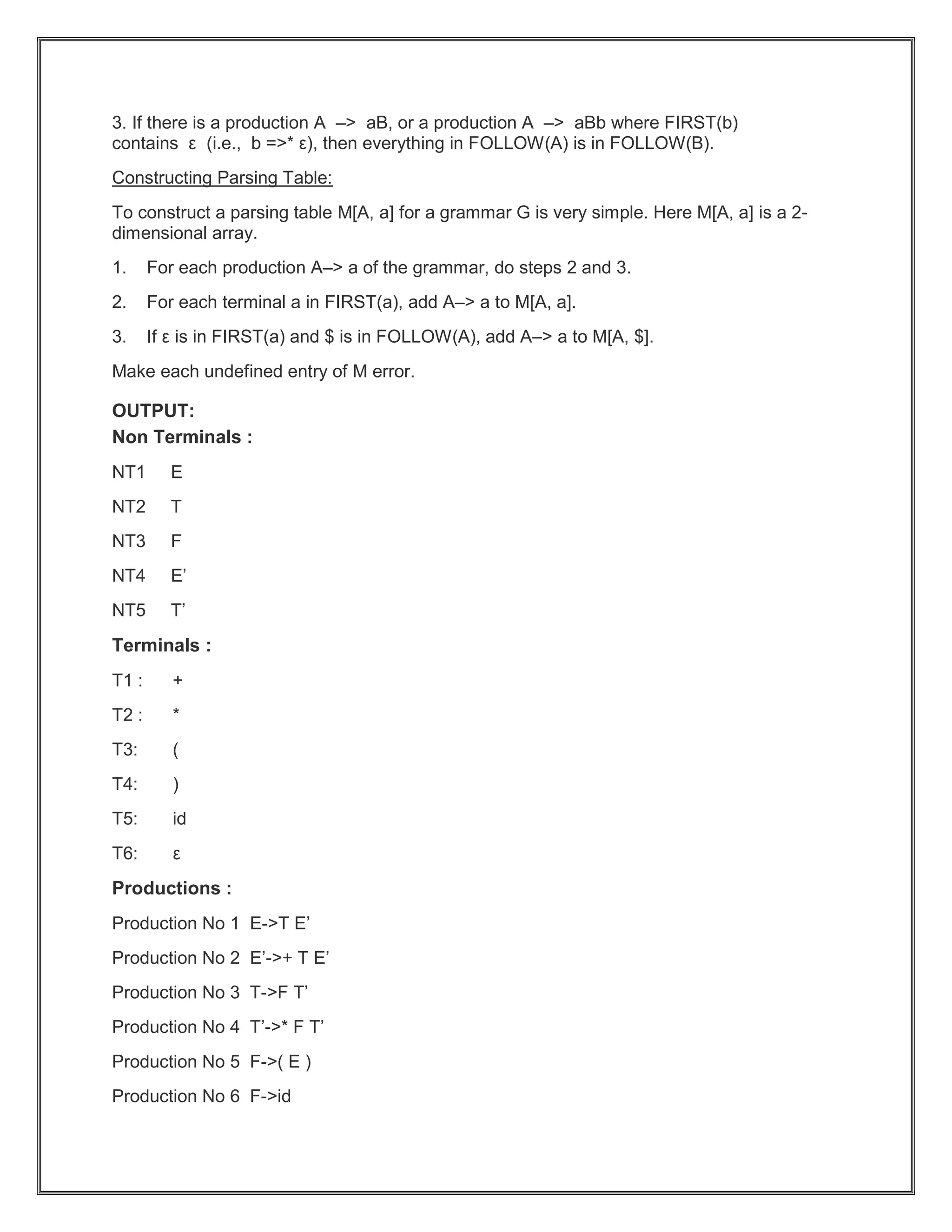 Theory of automata and formal language lab manual | PDF