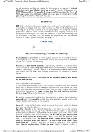 Tafsir surah al-fatiha | PDF