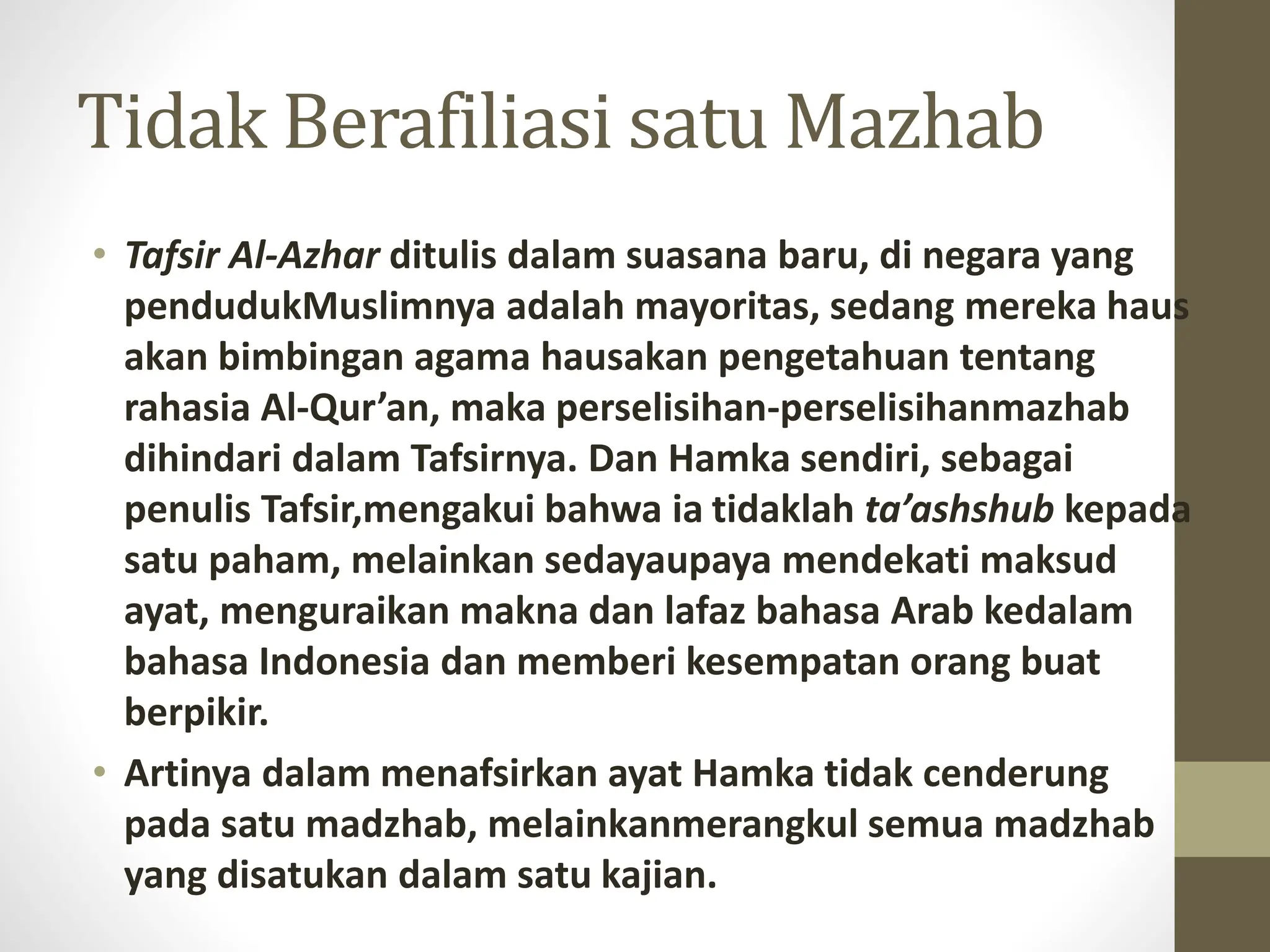 Tafsir Al Azhar Karya Prof Dr Hamka (Haji Abdul Malik Karim Amrullah ...