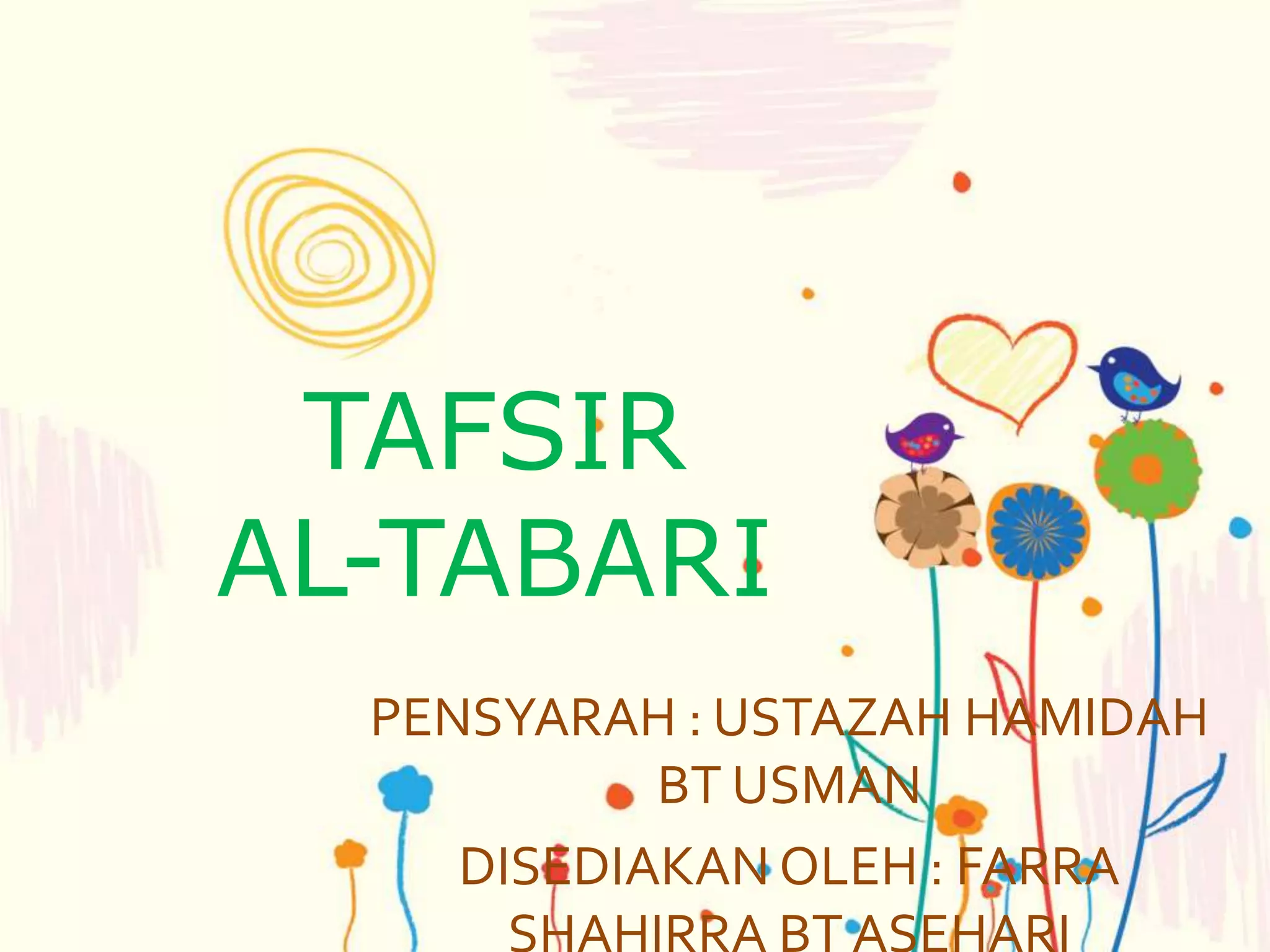 Tafsir altabari | PPTX