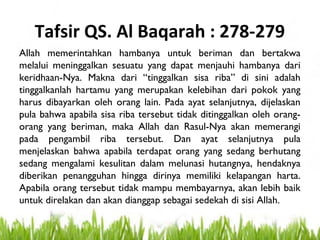 Tafsir Ayat Riba | PPT