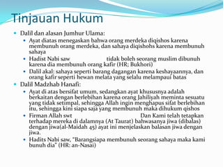 Tafsir ayat qishos | PPTX