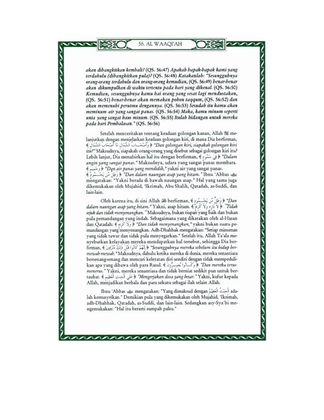 Tafsir ibnu katsir surat al waqi'ah | PDF