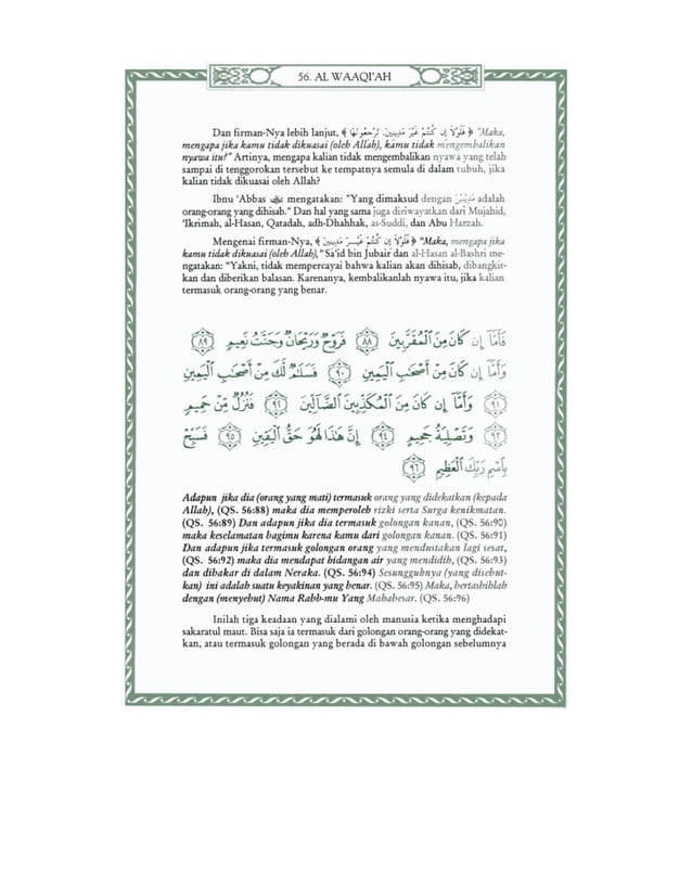 Tafsir ibnu katsir surat al waqi'ah | PDF