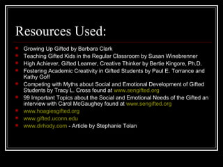 Intro to Teaching the Gifted | PPT