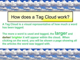 Tag Cloud Presentation | PPT