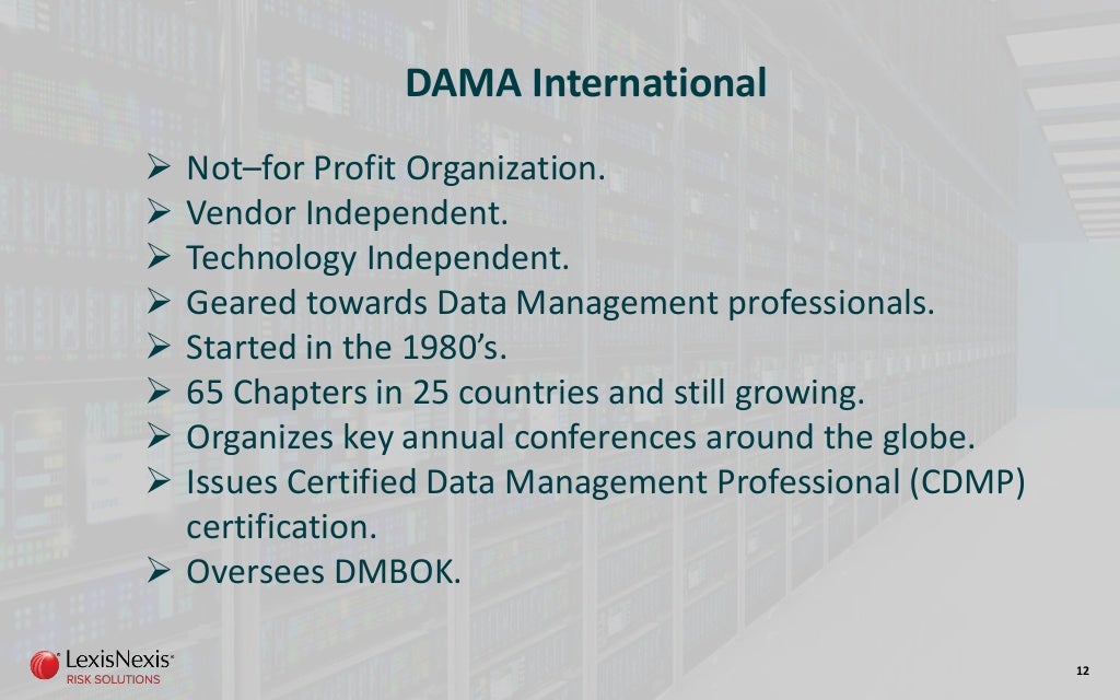 DMBOK and Data Governance