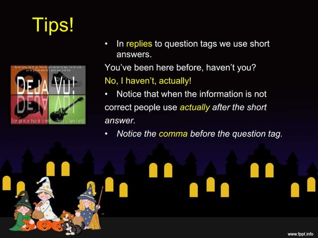 Tag questions | PPT