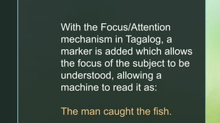 Tagalog as a Learning Tool for Artificial Intelligence | PPTX