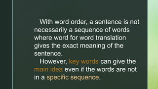 Tagalog as a Learning Tool for Artificial Intelligence | PPTX
