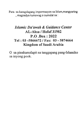 Tagalog Islam 48 | PDF