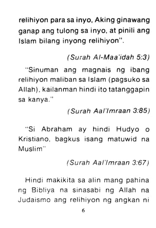 Tagalog Islam 72 | PDF