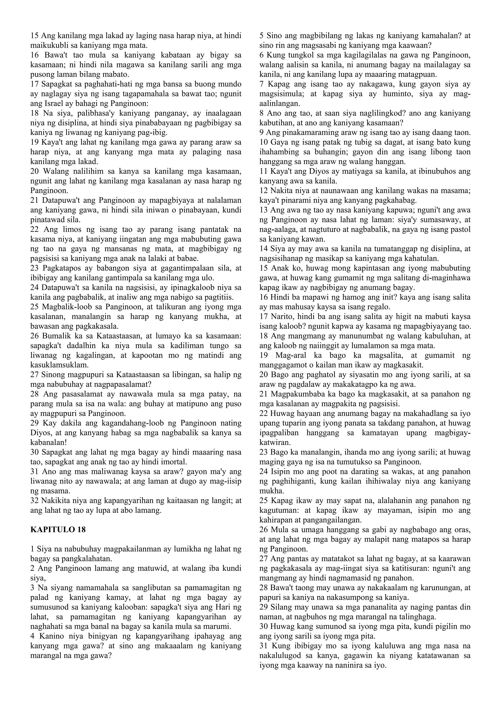 Tagalog - Ecclesiasticus the Wisdom of Jesus the Son of Sirach.pdf