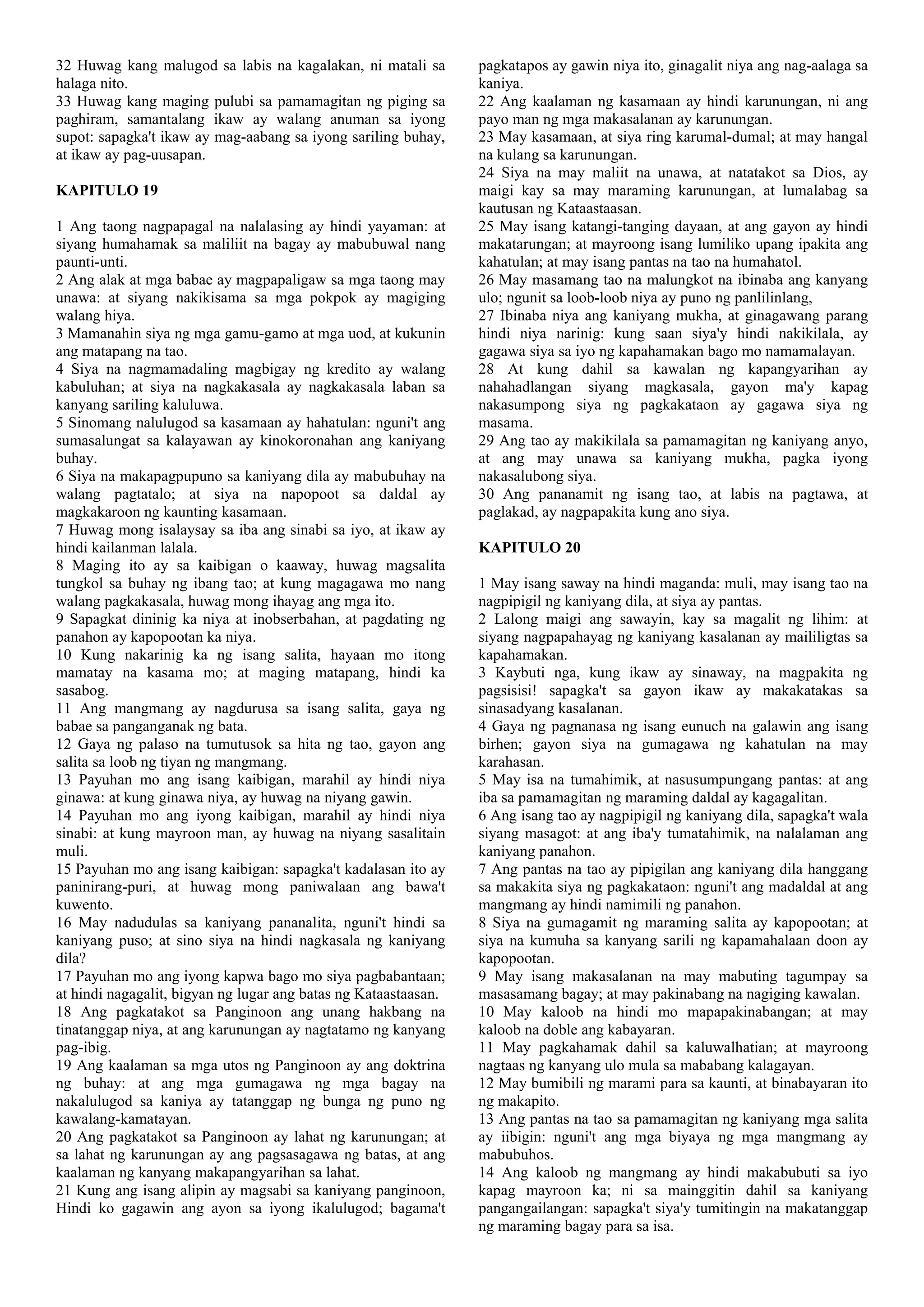 Tagalog - Ecclesiasticus the Wisdom of Jesus the Son of Sirach.pdf