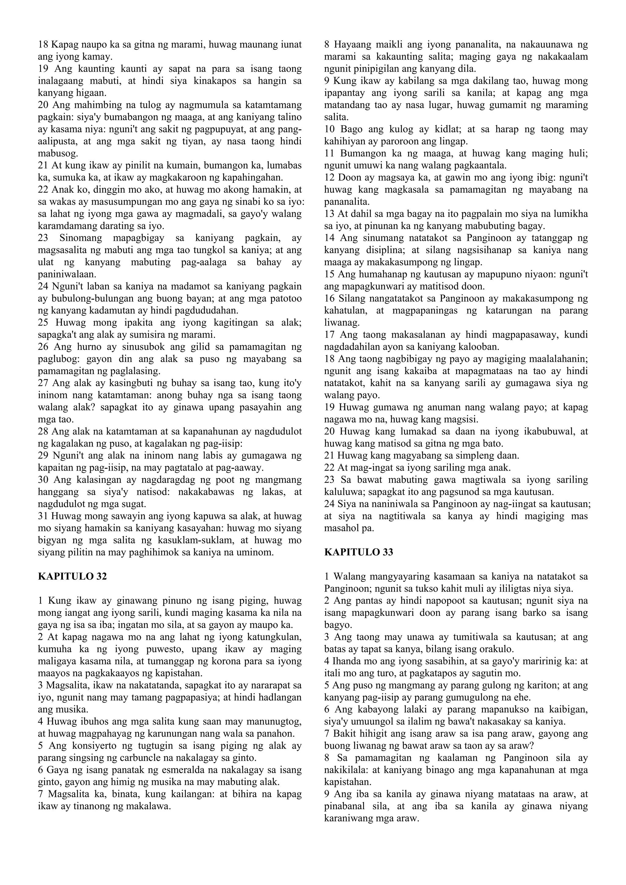 Tagalog - Ecclesiasticus the Wisdom of Jesus the Son of Sirach.pdf