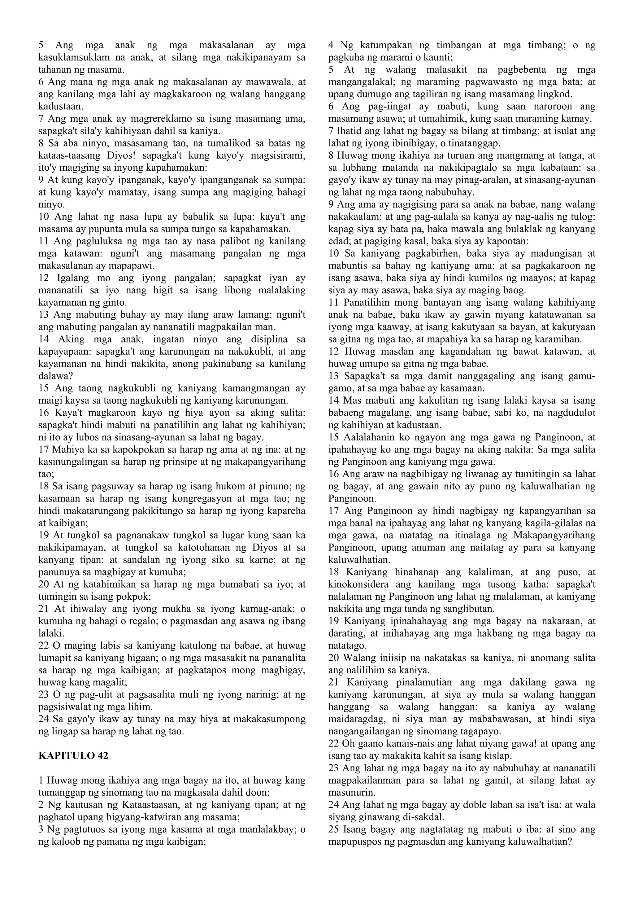 Tagalog - Ecclesiasticus the Wisdom of Jesus the Son of Sirach.pdf