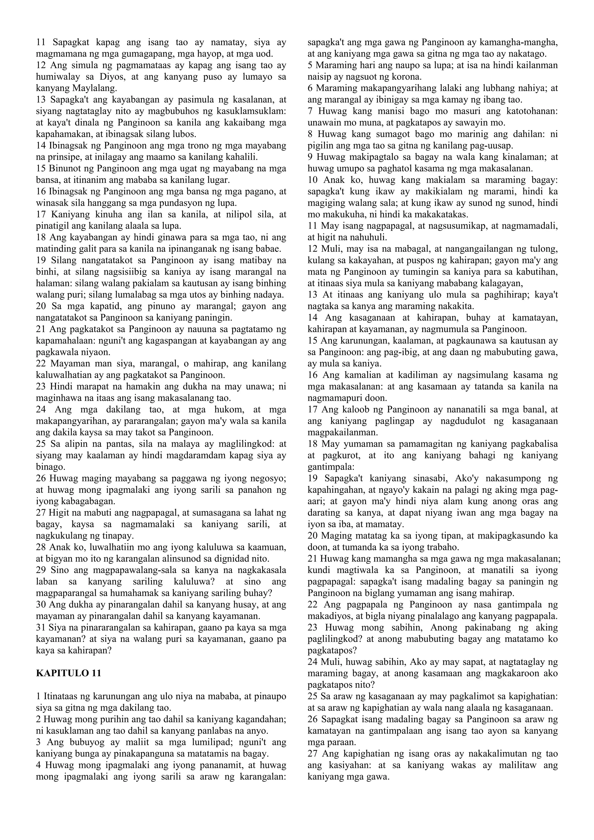 Tagalog - Ecclesiasticus the Wisdom of Jesus the Son of Sirach.pdf