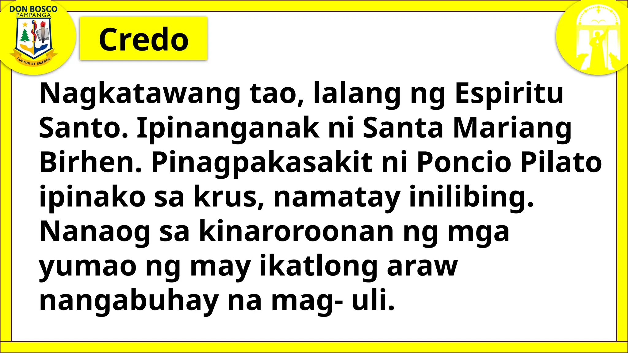 Tagalog Missal Reviewer (Gamit para sa Misa) | PPTX