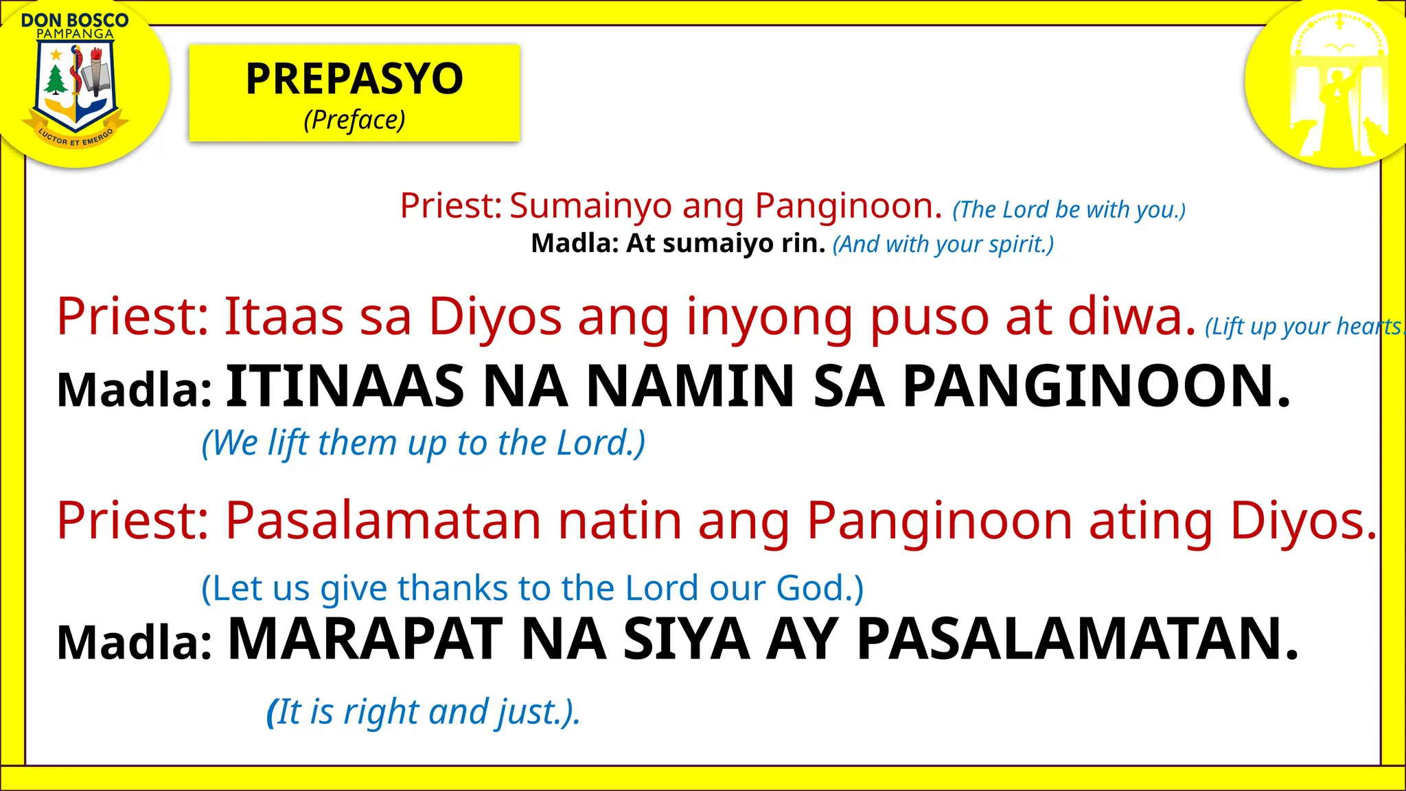 Tagalog Missal Reviewer (Gamit para sa Misa) | PPTX