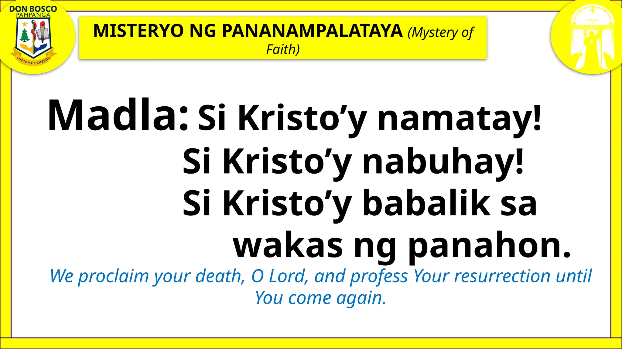 Tagalog Missal Reviewer (Gamit para sa Misa) | PPTX