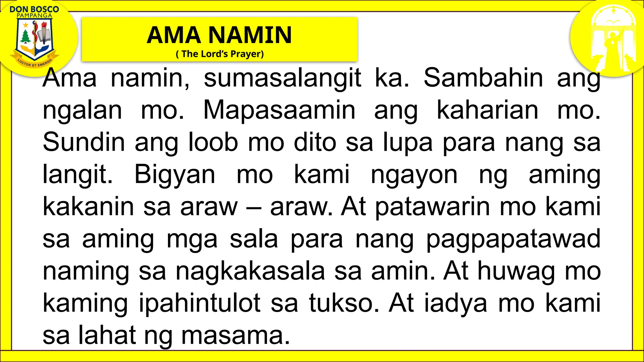 Tagalog Missal Reviewer (Gamit para sa Misa) | PPTX