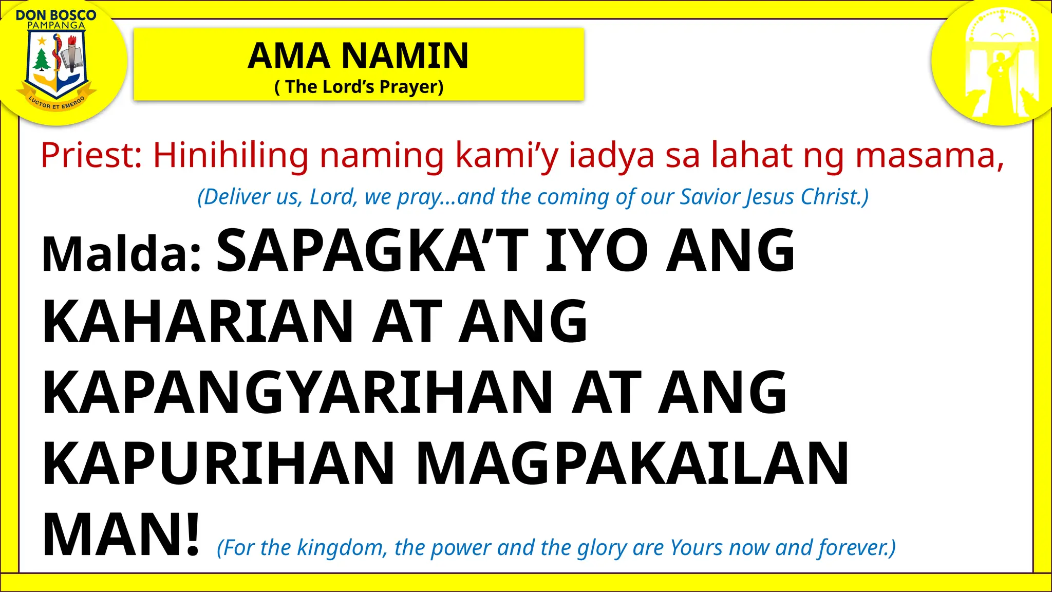 Tagalog Missal Reviewer (Gamit para sa Misa) | PPTX