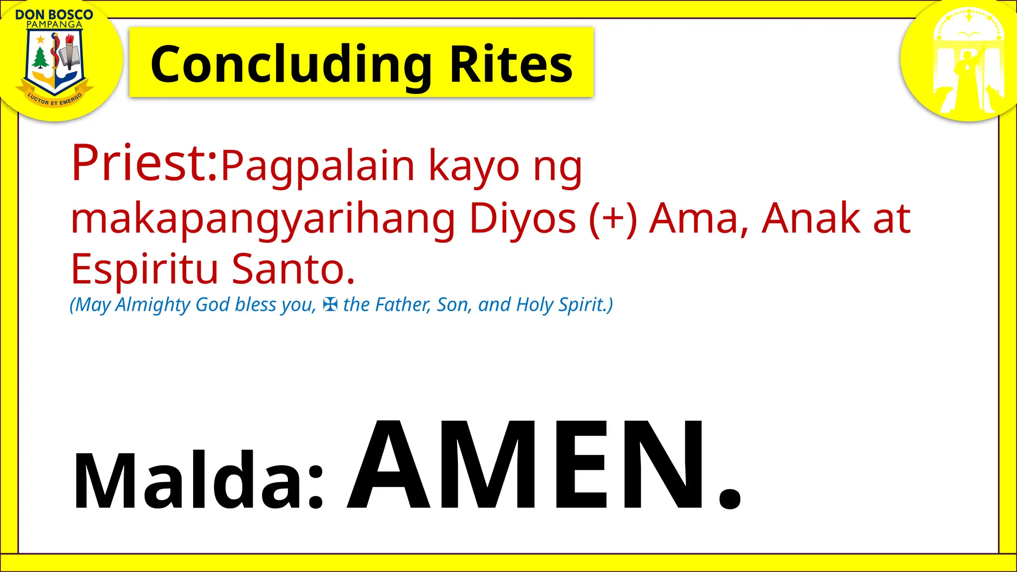 Tagalog Missal Reviewer (Gamit para sa Misa) | PPTX