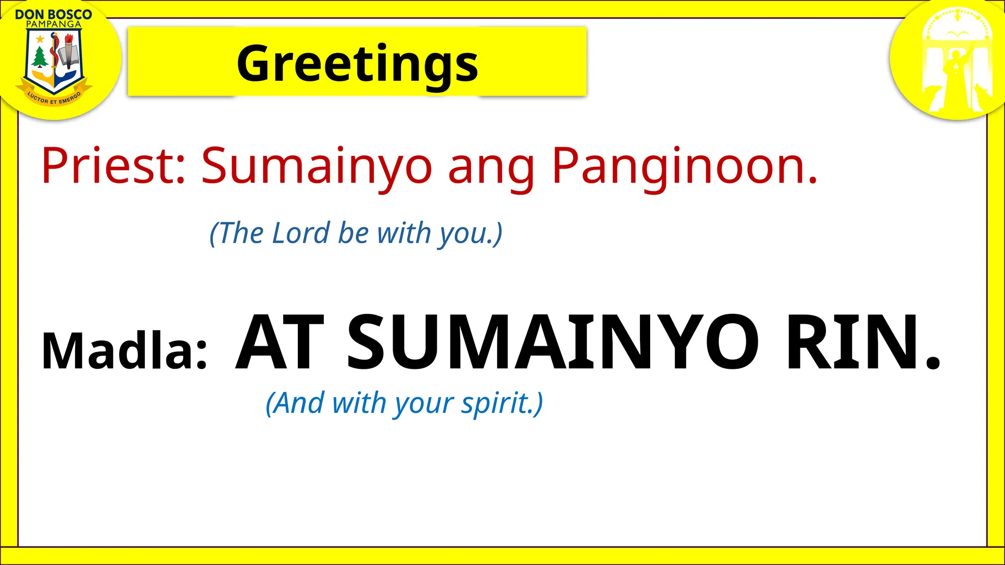 Tagalog Missal Reviewer (Gamit para sa Misa) | PPTX