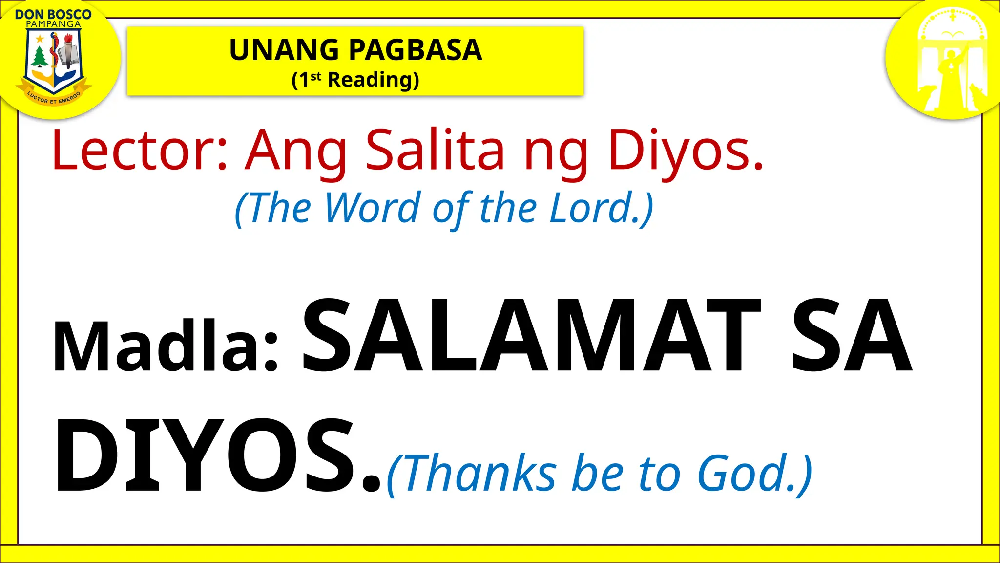 Tagalog Missal Reviewer (Gamit para sa Misa) | PPTX