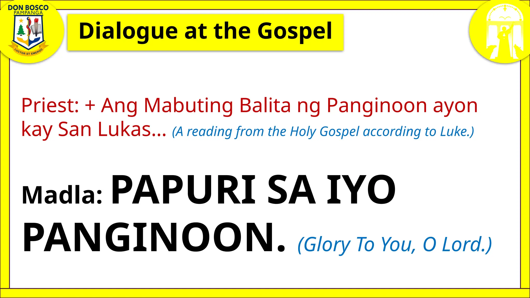 Tagalog Missal Reviewer (Gamit para sa Misa) | PPTX