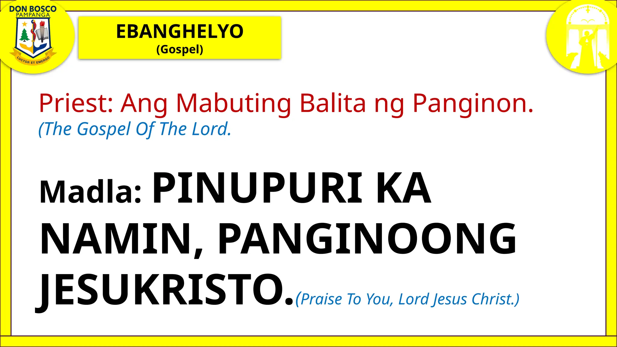 Tagalog Missal Reviewer (Gamit para sa Misa) | PPTX