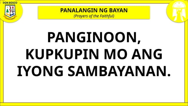 Tagalog Missal Reviewer (Gamit para sa Misa) | PPTX