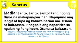 Tagalog Missal Reviewer (Gamit para sa Misa) | PPTX