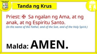 Tagalog Missal Reviewer (Gamit para sa Misa) | PPTX