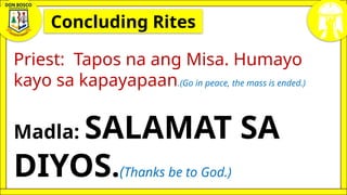 Tagalog Missal Reviewer (Gamit para sa Misa) | PPTX
