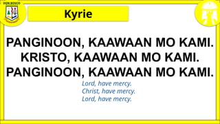 Tagalog Missal Reviewer (Gamit para sa Misa) | PPTX