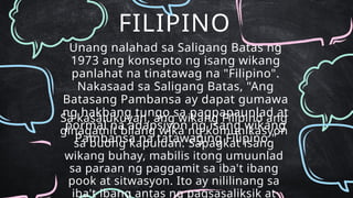 Tagalog, Pilipino, Filipino para sa pang araw-araw.pptx