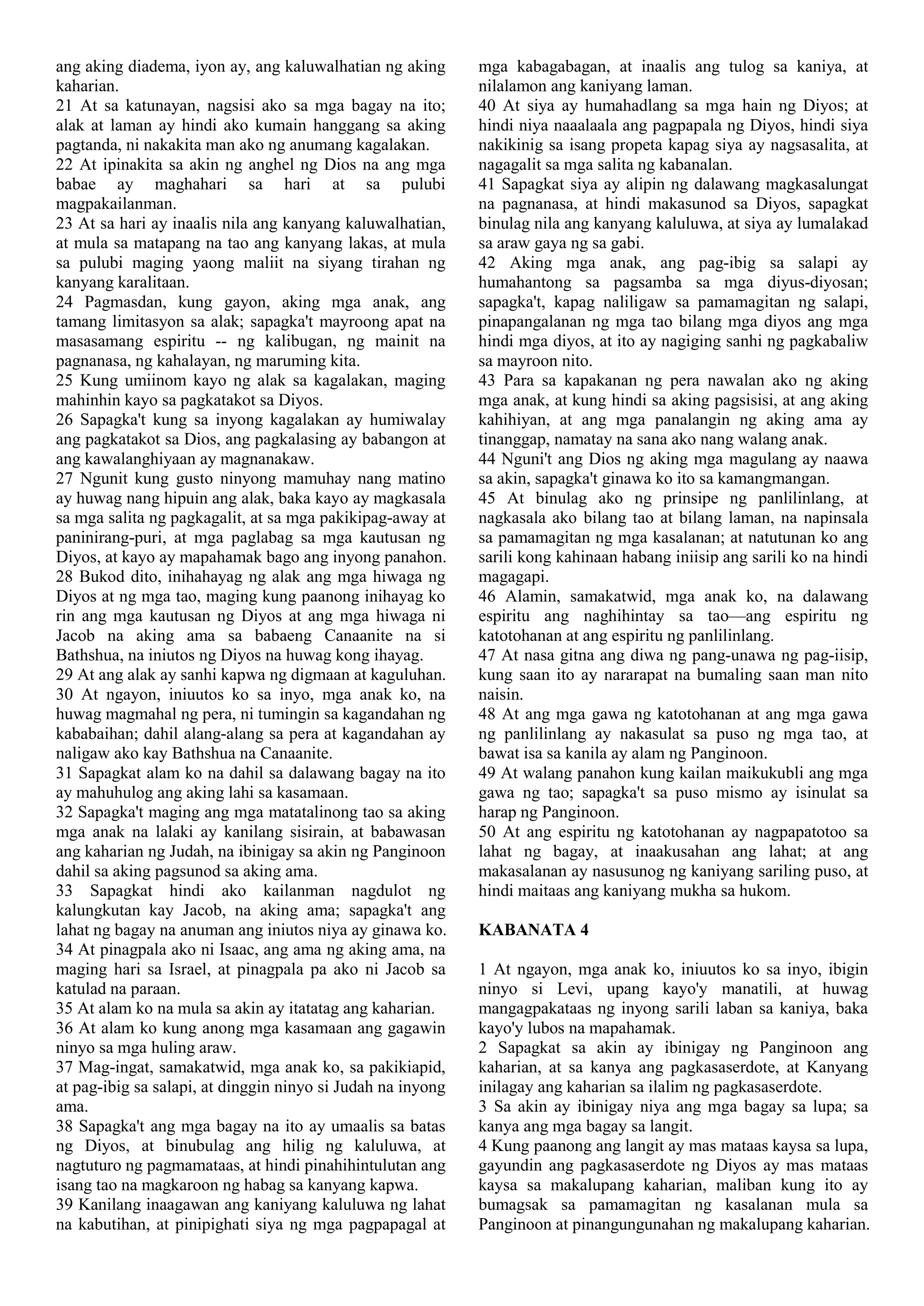 Tagalog - Testament of Judah the Son of Jacob.pdf