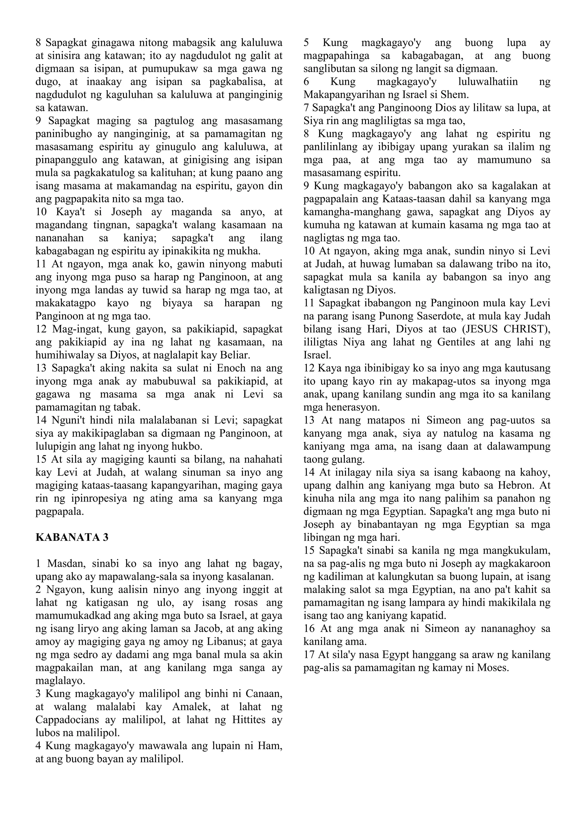 Tagalog - Testament of Simeon the Second Son of Jacob and Leah.pdf