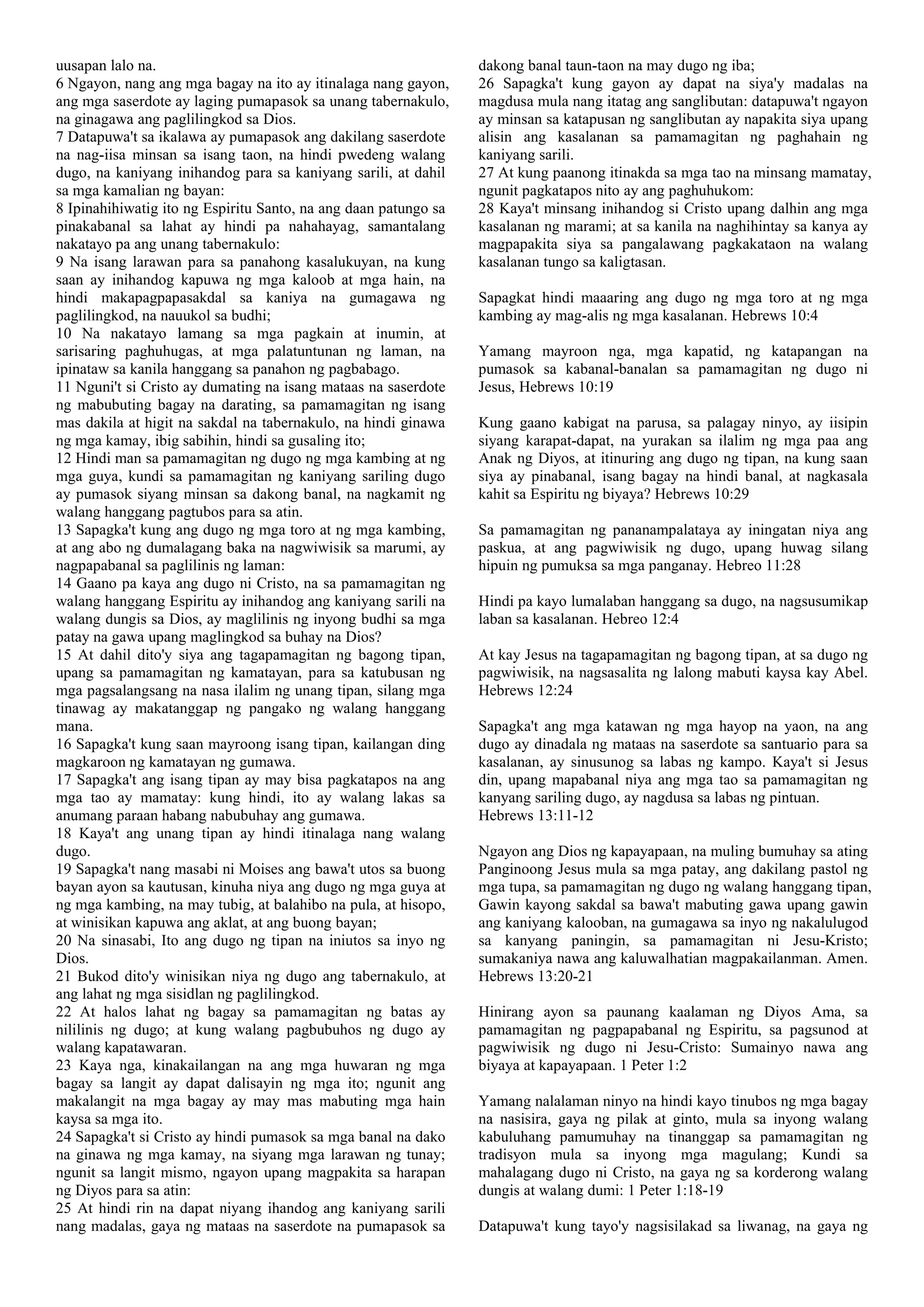 Tagalog - The Precious Blood of Jesus Christ.pdf
