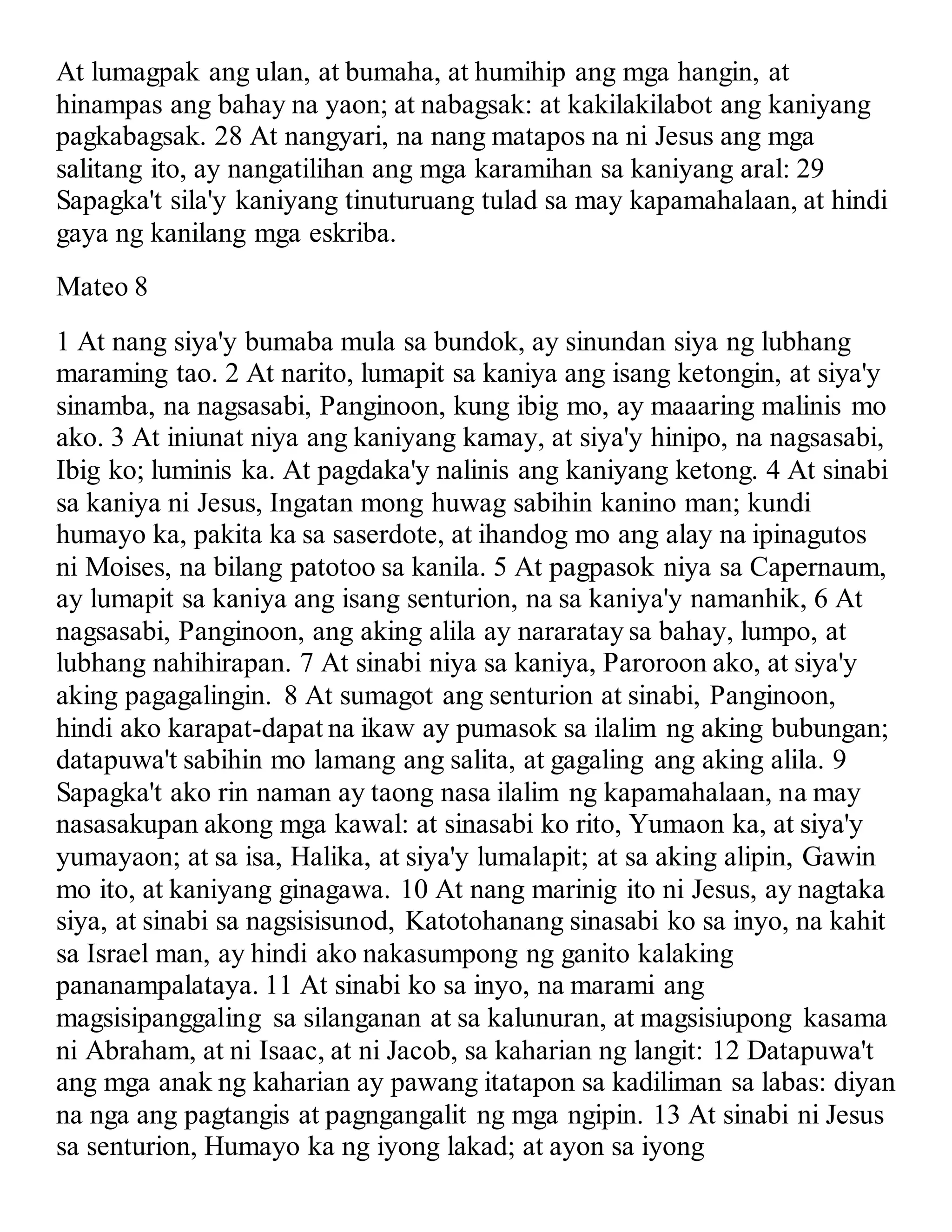 Tagalog bible new testament | DOCX