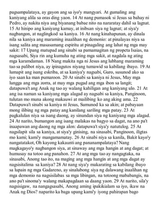 Tagalog bible new testament | DOCX