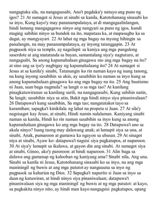 Tagalog bible new testament | DOCX