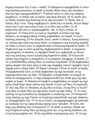 Tagalog bible new testament | DOCX