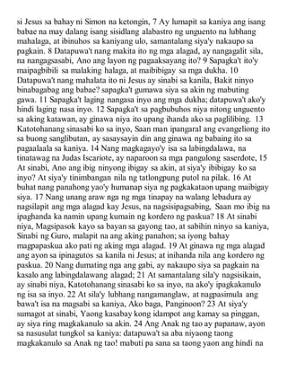 Tagalog bible new testament | DOCX